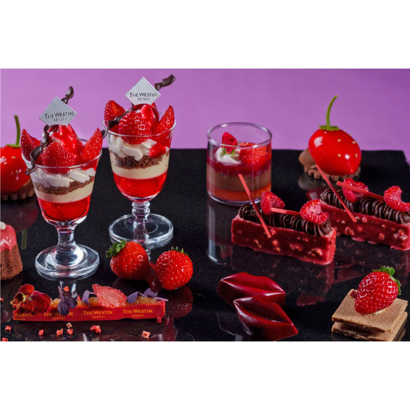宮城県産いちごとチョコレートを楽しむ「Strawberry Red Afternoon Tea」を開催！ウェスティンホテル仙台 - 東北ITトレンド